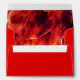 Firefighter Fire Department Flames Red Envelope | Zazzle