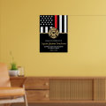 Firefighter Fire Department Retirement Party Poster | Zazzle