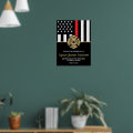 Firefighter Fire Department Retirement Party Poster | Zazzle