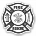 Firefighter Fire Rescue Decals | Zazzle