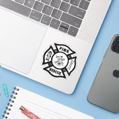 Firefighter Fire Rescue Decals | Zazzle