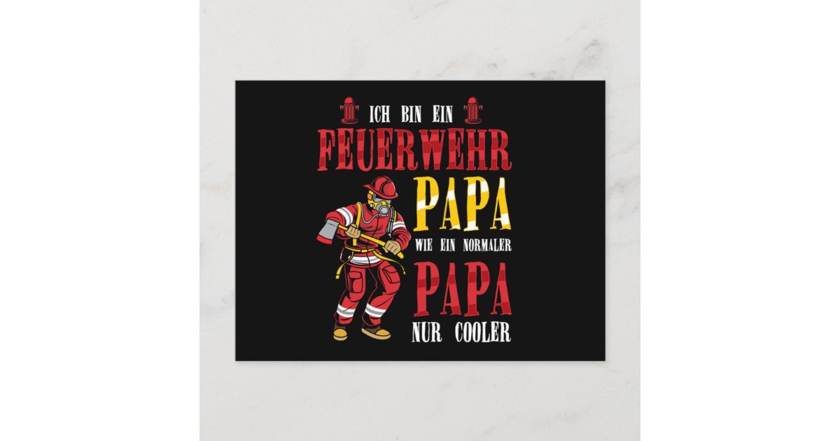 Firefighter Fireman Fire Fighter Firefighting Gift Postcard | Zazzle