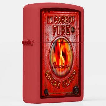 Firefighter Fireman Gift! Personalize! Zippo Lighter | Zazzle