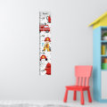 Firefighter Fireman Growth Chart Personalized | Zazzle