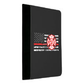 Firefighter Flag & Florian Cross Padfolio | Zazzle