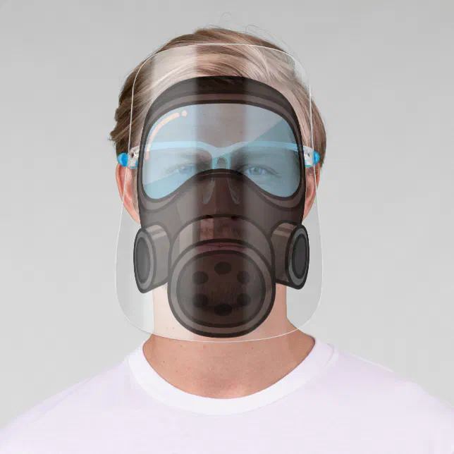 Firefighter Gas Mask Face Shield | Zazzle