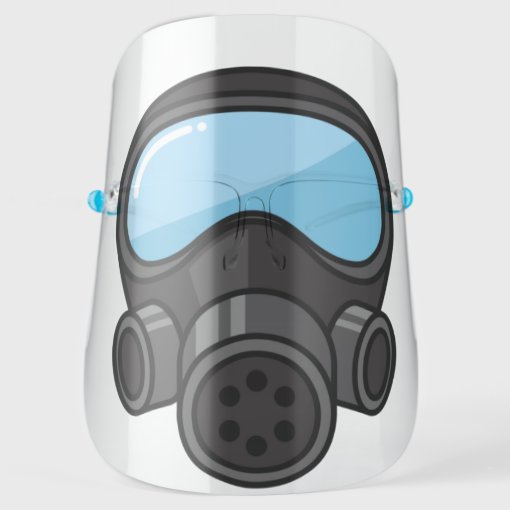 Firefighter Gas Mask Face Shield | Zazzle