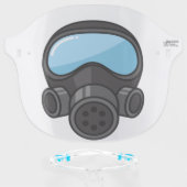 Firefighter Gas Mask Face Shield | Zazzle