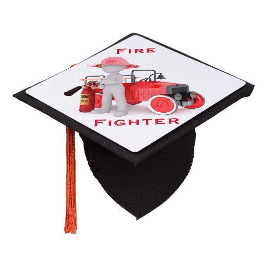 Firefighter Graduation Cap Topper | Zazzle.com