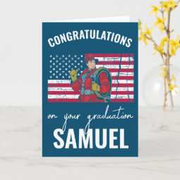 Firefighter Graduation Passing Out Congratulations Card | Zazzle