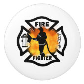 Firefighter Handline Ceramic Knob | Zazzle