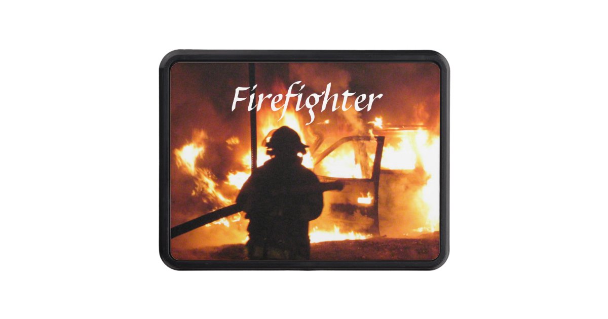 Firefighter Handline Hitch Cover | Zazzle
