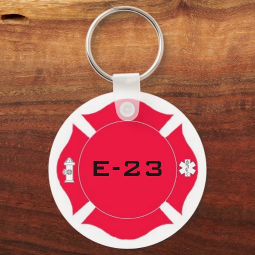 Firefighter Keychain | Zazzle