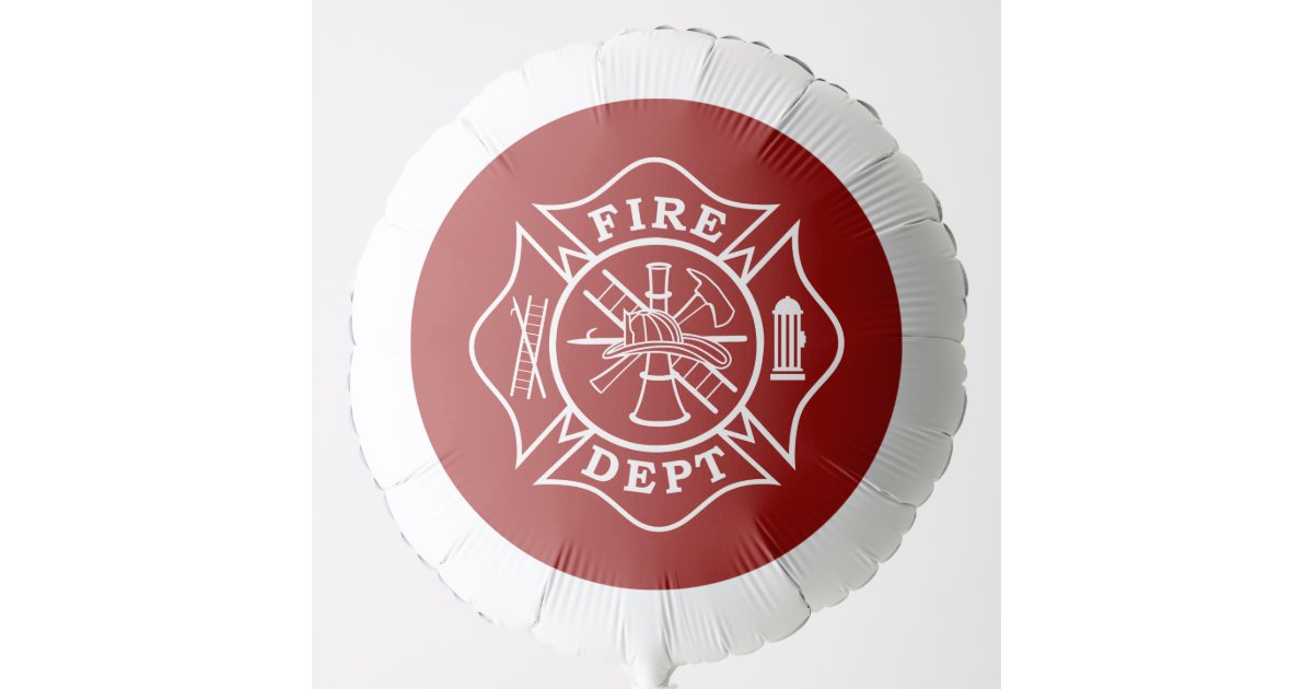 Firefighter Large Balloon | Zazzle