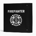 Firefighter Logo Binder | Zazzle