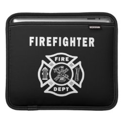 Firefighter Logo iPad Sleeve | Zazzle