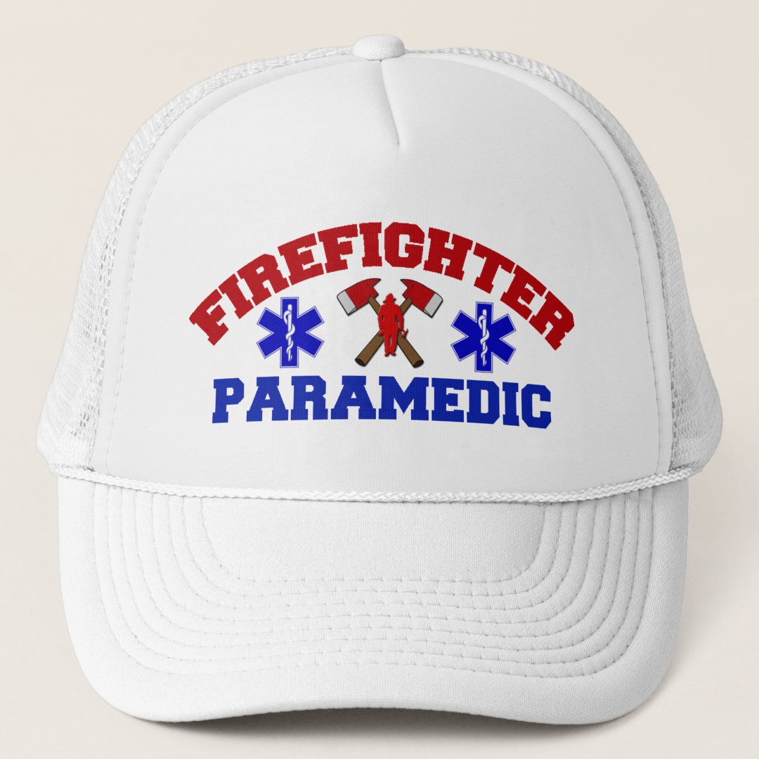Firefighter Paramedic Cap | Zazzle