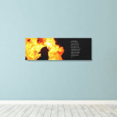 firefighter picture canvas print | Zazzle