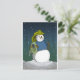Firefighter Snowman Postcard | Zazzle