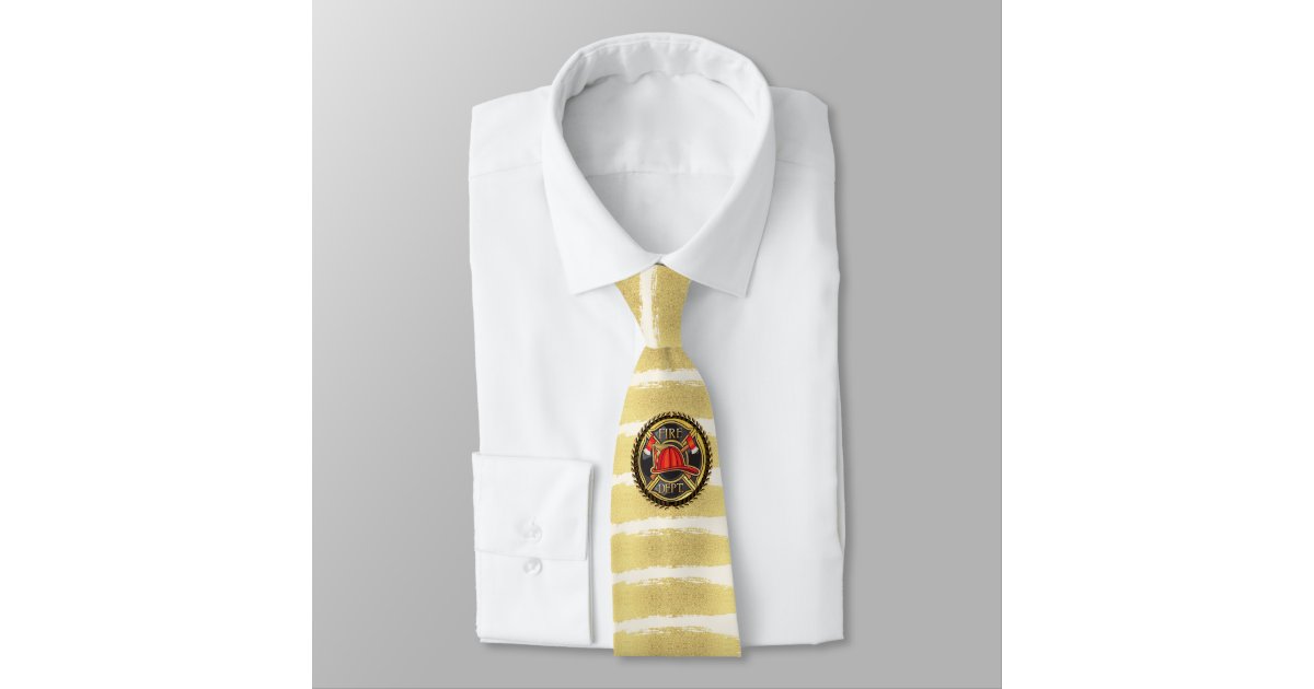 Firefighter Tie | Zazzle