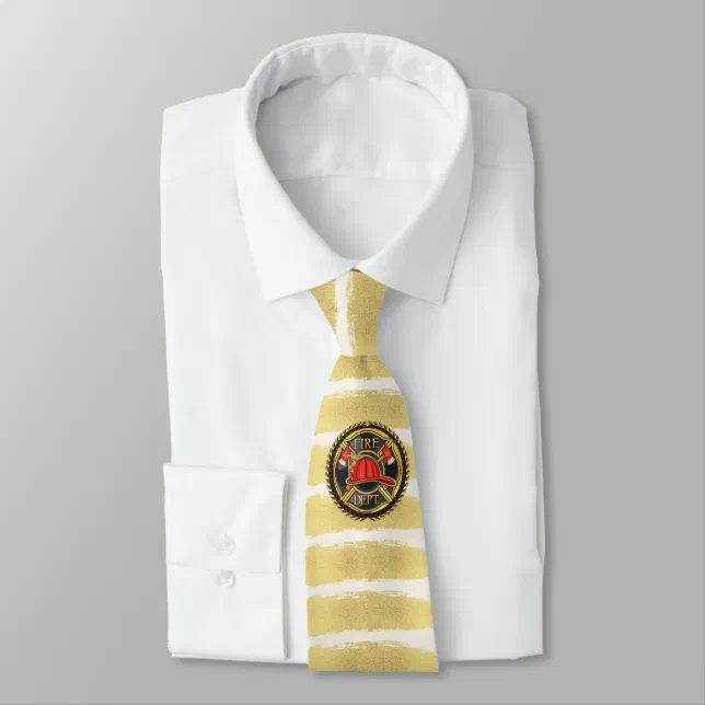 Firefighter Tie | Zazzle