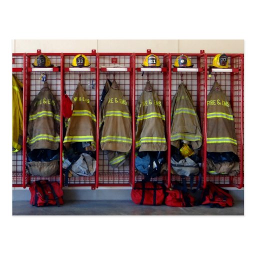 FIREFIGHTER TURNOUTS POSTCARD | Zazzle