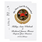 Elegant Fire Department Invitation | Zazzle.com