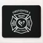 Volunteer Fire Truck Firefighter Mouse Pad | Zazzle.com