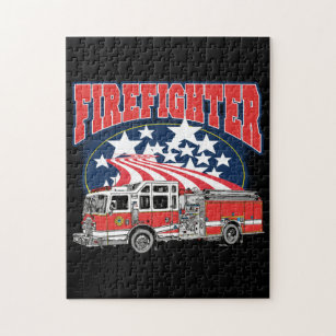 Firefighter Jigsaw Puzzles | Zazzle
