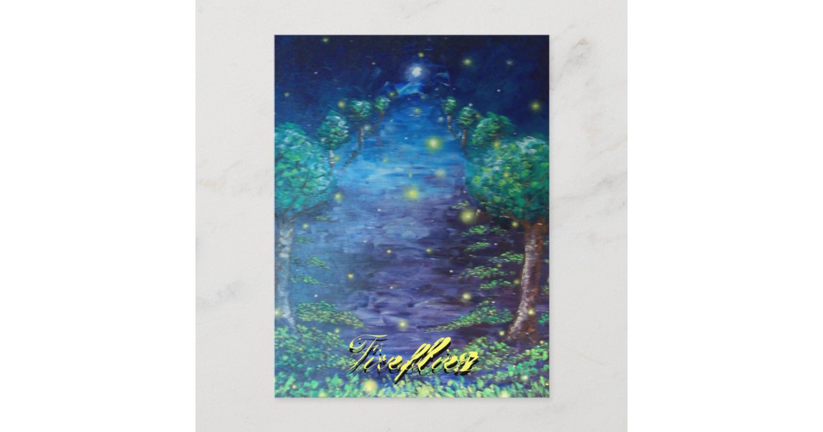 Fireflies Postcard | Zazzle