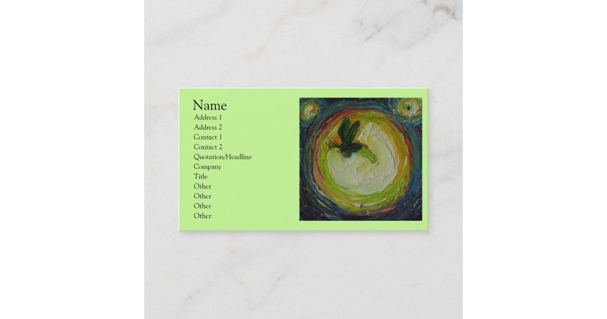 Firefly Business Card | Zazzle