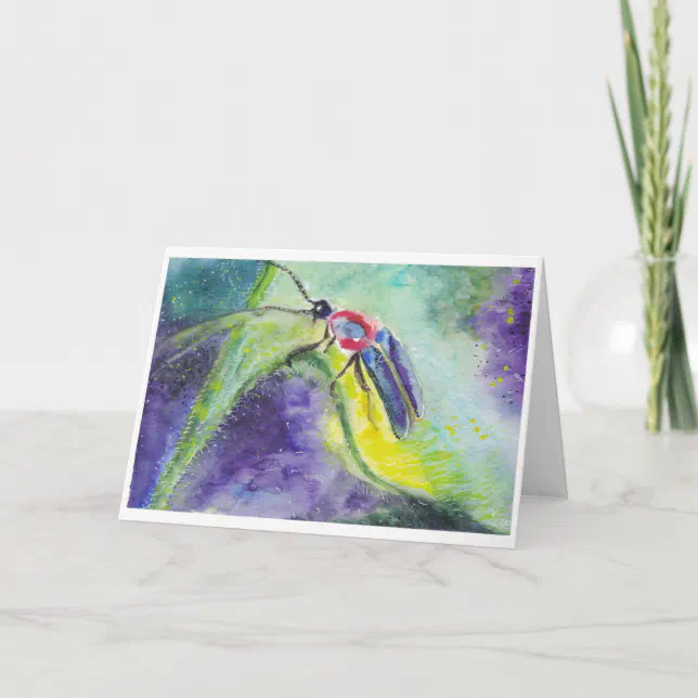 Firefly card | Zazzle