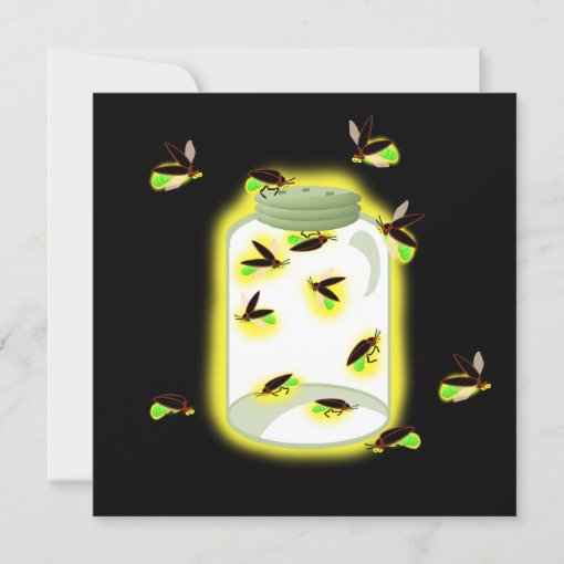 Firefly Frolic Birthday Invitation | Zazzle