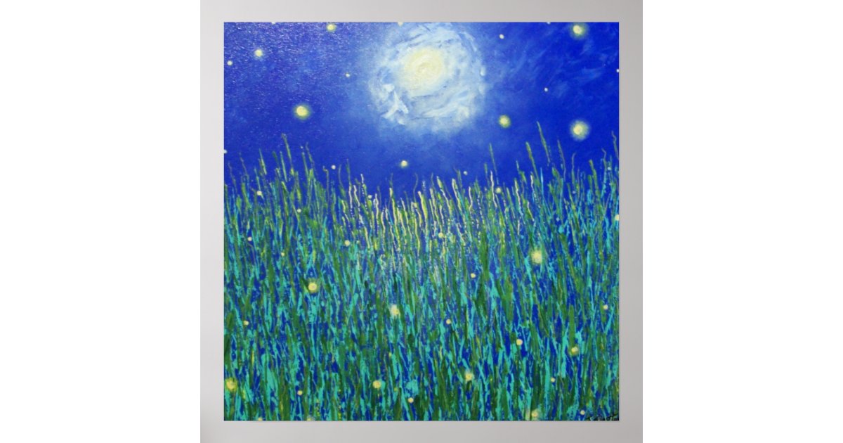 Firefly Moon Poster | Zazzle