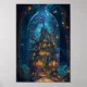 Firefly Village | Fantasy Digital Art Poster | Zazzle