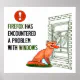 Firefox has encountered a problem with windows poster | Zazzle