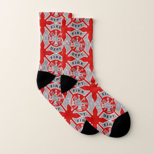 Fireman | Cool Novelty Socks for Men | Zazzle.com