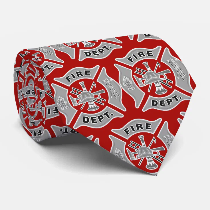 Fireman | Cool Novelty Tie for Men | Zazzle