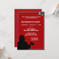 Fireman/Fire Chief Retirement Party Invitation | Zazzle
