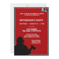Fireman/Fire Chief Retirement Party Invitation | Zazzle