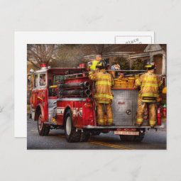 Fireman - Metuchen Fire Department Postcard | Zazzle