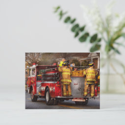 Fireman - Metuchen Fire Department Postcard | Zazzle