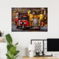 Fireman - Metuchen Fire Department Poster | Zazzle
