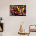Fireman - Metuchen Fire Department Poster | Zazzle