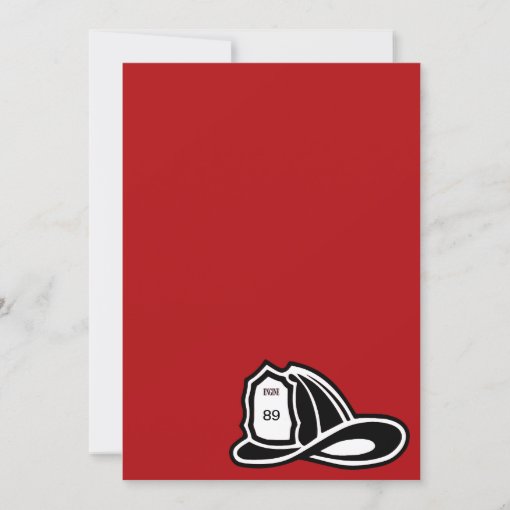 Fireman Retirement/Fire Chief Retirement Invitation | Zazzle