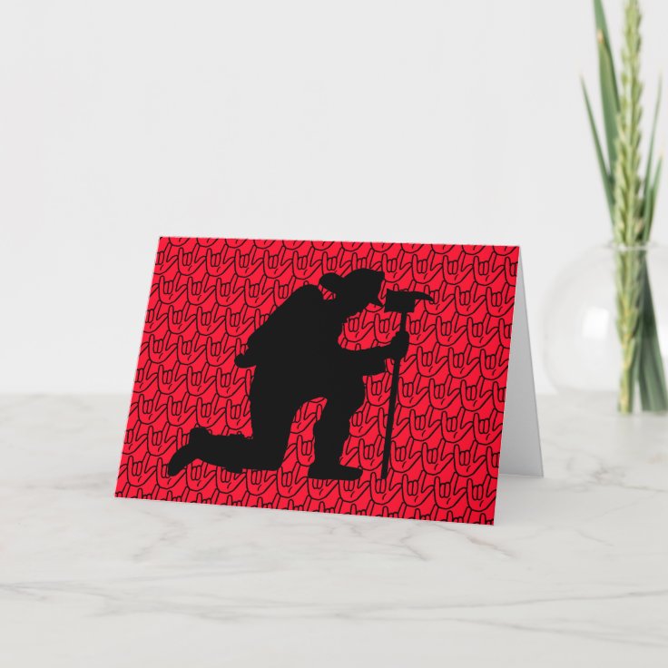 Fireman Thank You Card | Zazzle