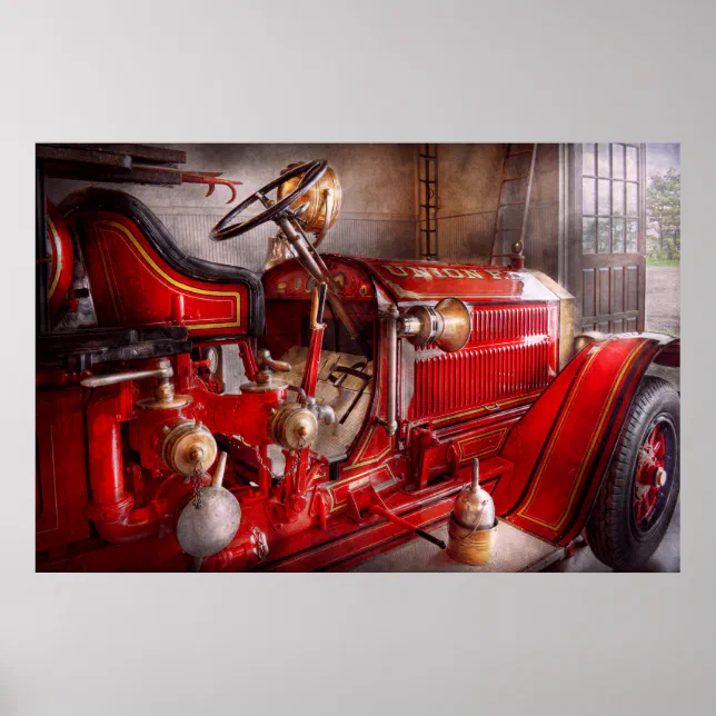 Fireman - Waiting for a call Poster | Zazzle