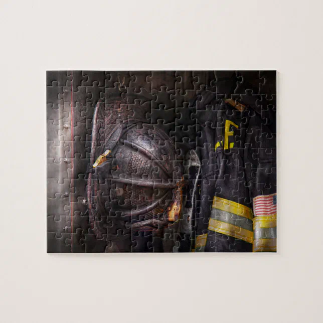 Fireman - Worn and used Jigsaw Puzzle | Zazzle