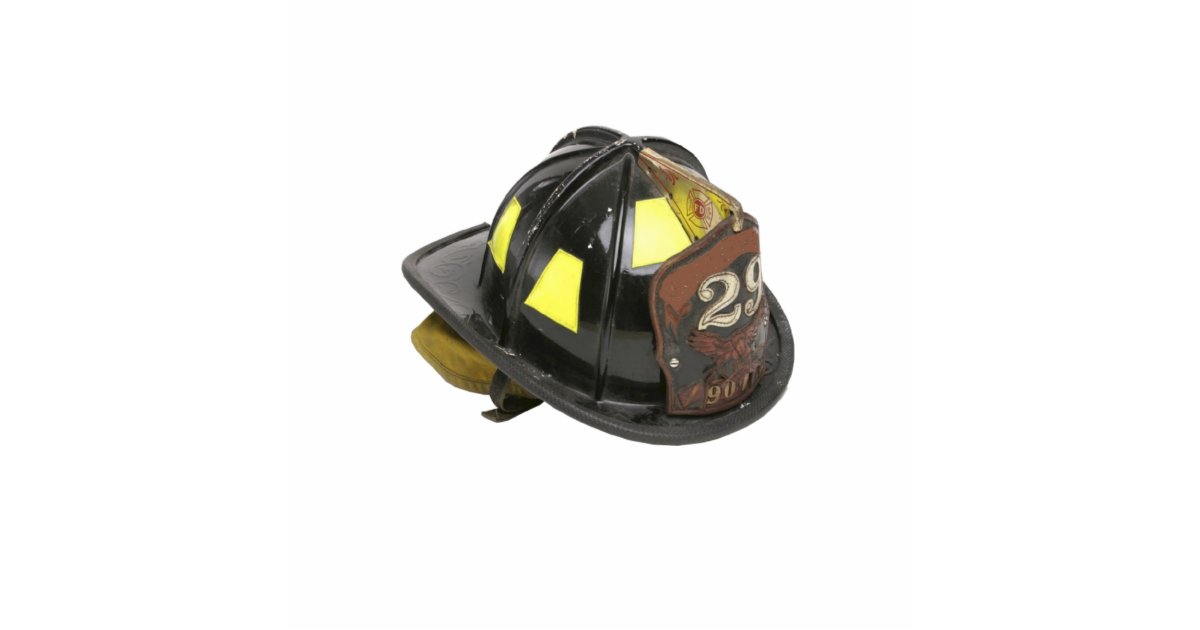 Fireman's helmet keychain | Zazzle