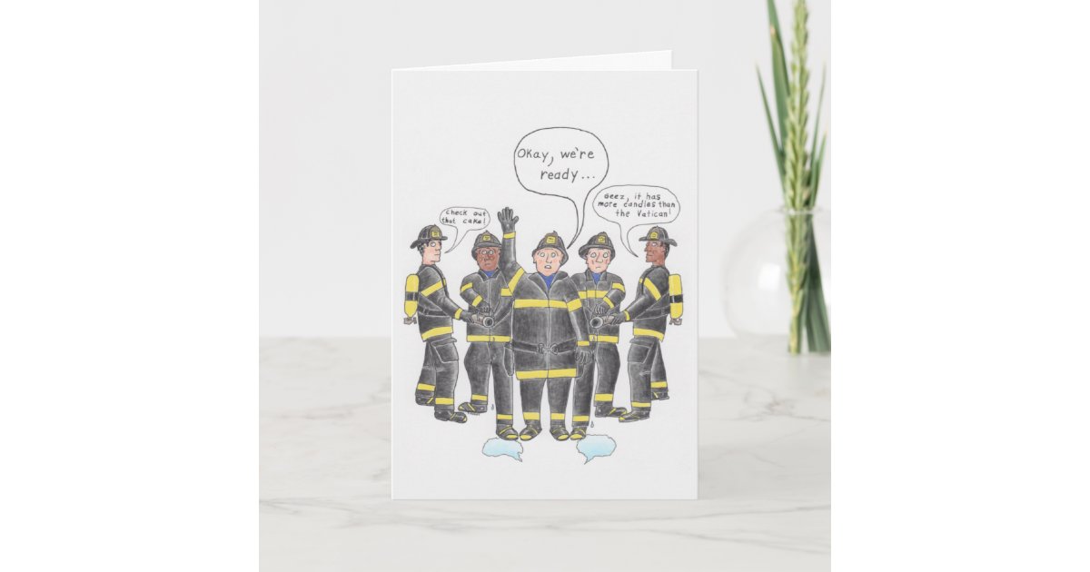 Firemen Card | Zazzle